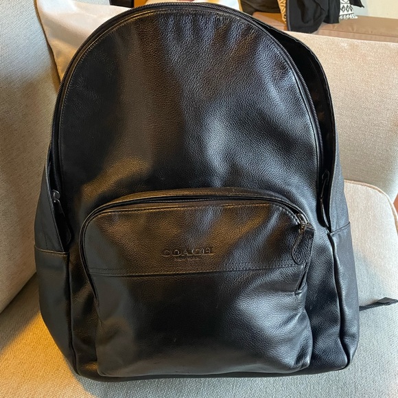 Coach | Bags | Coach Leather Backpack Black | Poshmark